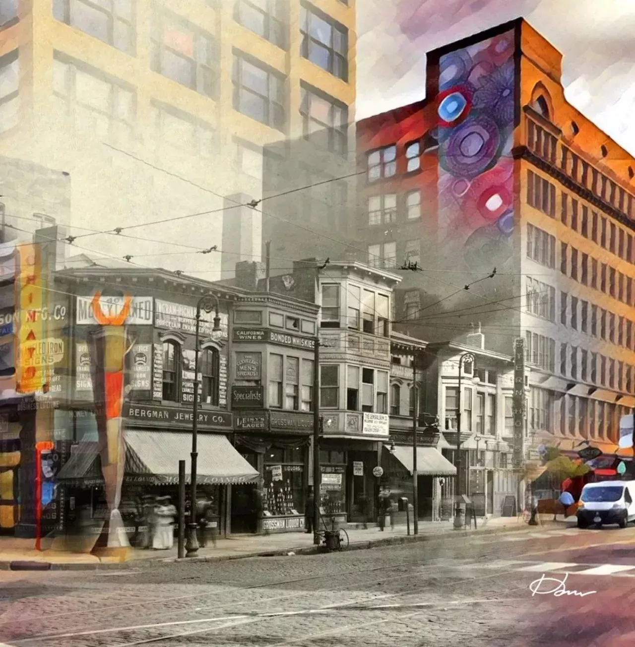 38 Mash-Up Photographs Combining Cleveland's Past and Present ...