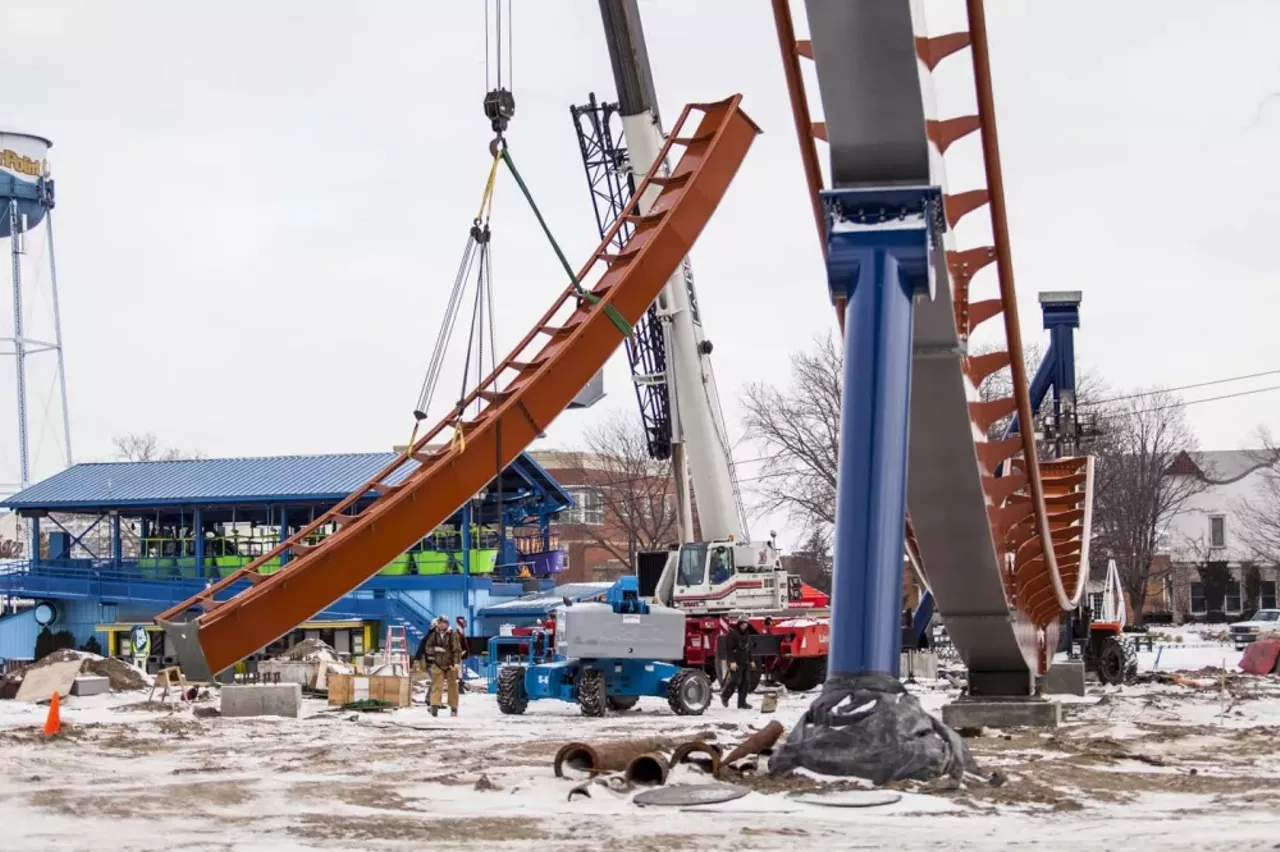 40 Construction Photos of the Valravn at Cedar Point | Cleveland ...