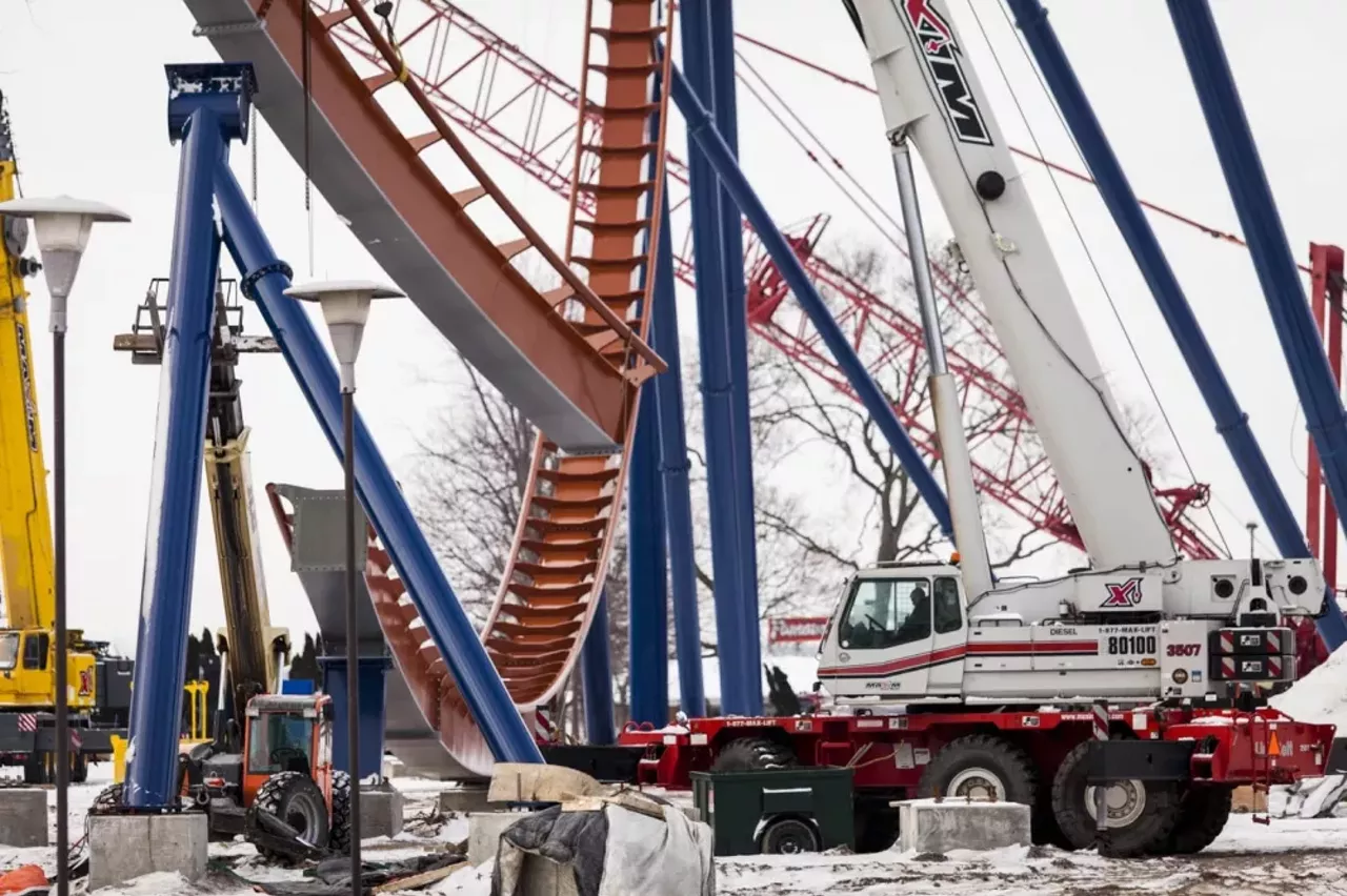 40 Construction Photos of the Valravn at Cedar Point | Cleveland ...