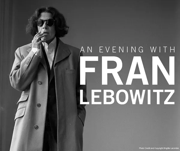 An Evening with Fran Lebowitz | Connor Palace | Books, Lit, & Authors ...