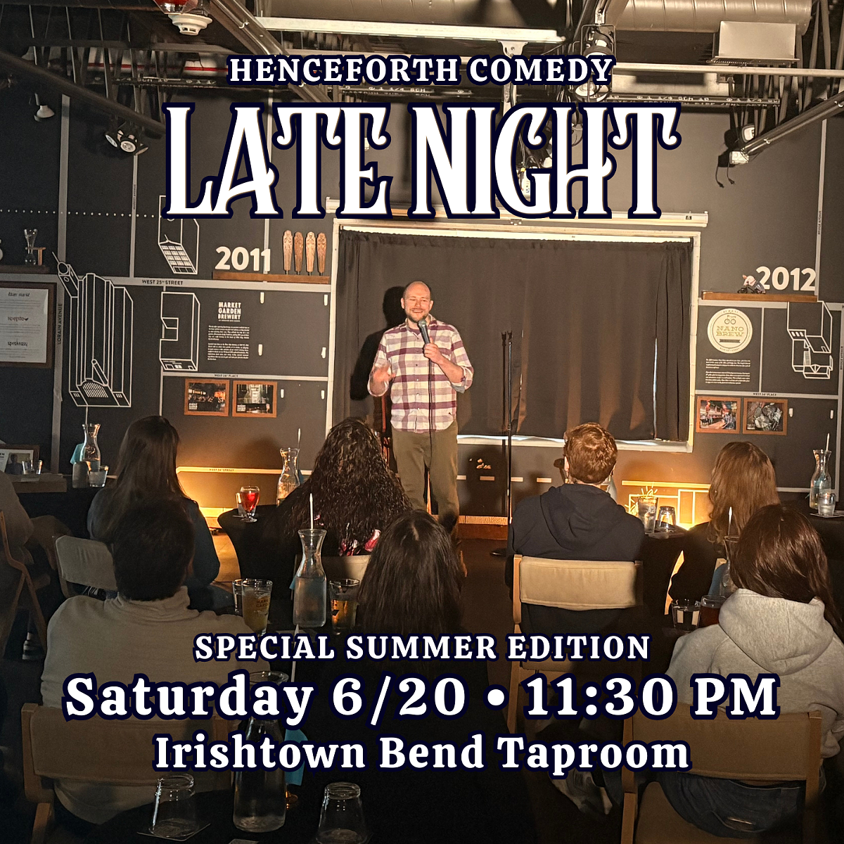 Henceforth Comedy Late Night | Irishtown Bend Taproom | Irishtown Bend ...