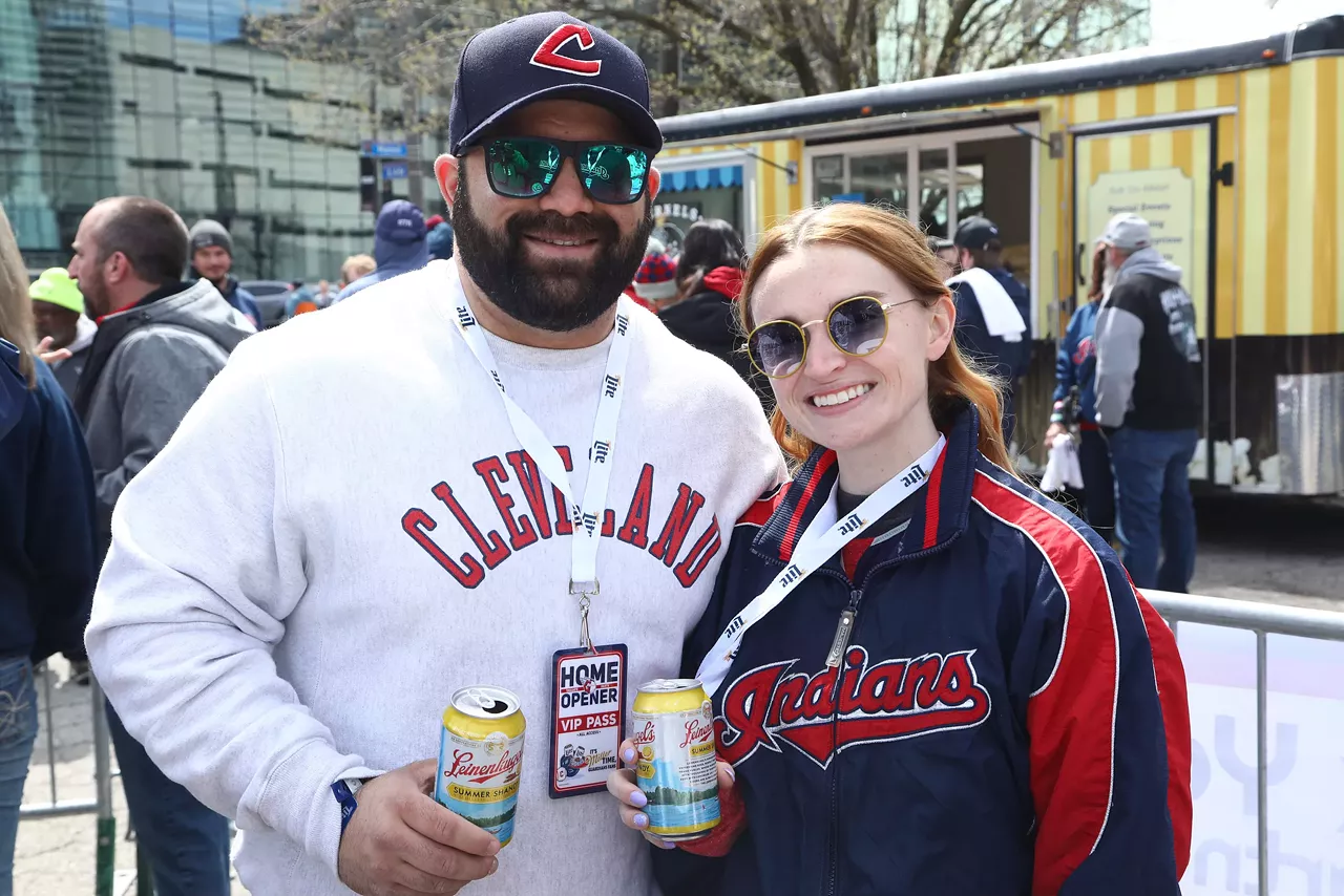 Photos From the Miller Lite Cleveland Guardians Home Opener Tailgate ...