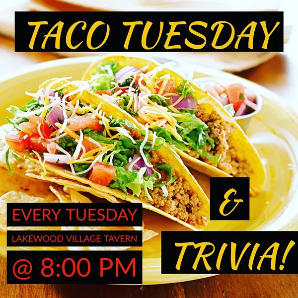 Taco Tuesday & Trivia! w/ Kelly Kaz Entertainment | Lakewood Village ...