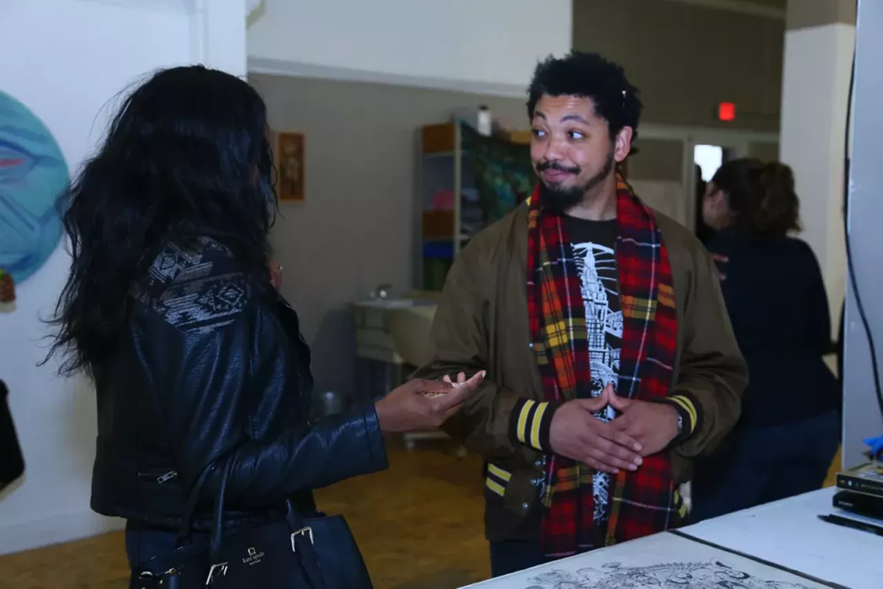 The Artwork of James Quarles Exhibition Opening in Photos | Cleveland ...