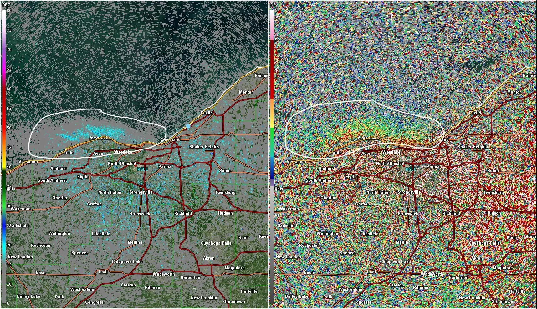 Hordes of Midges Are Showing Up On Cleveland Doppler Radar Again ...