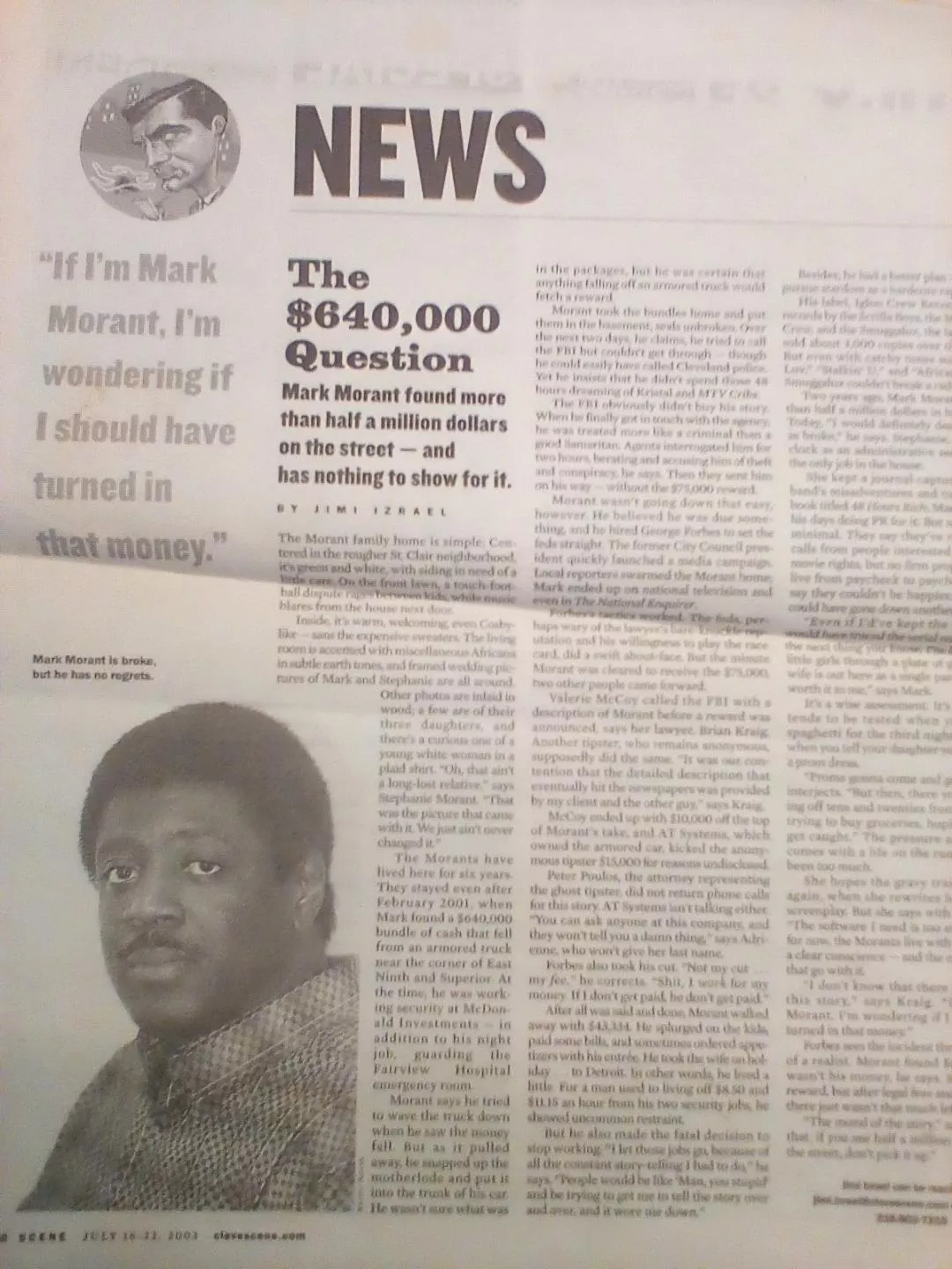 Mark Morant, the Cleveland Man Who Lived 15 Minutes of Fame and ...