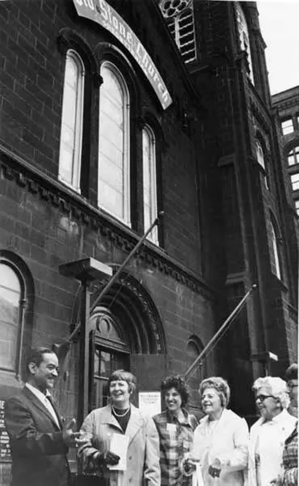 Vintage Photos of the Old Stone Church in Downtown Cleveland, Which ...