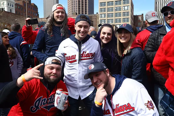 Photos From the Miller Lite Cleveland Guardians Home Opener Tailgate ...