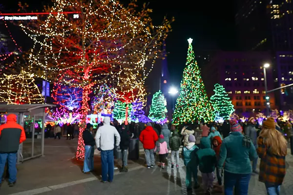 Photos From the Annual Winterland Holiday Tree Lighting on Public ...