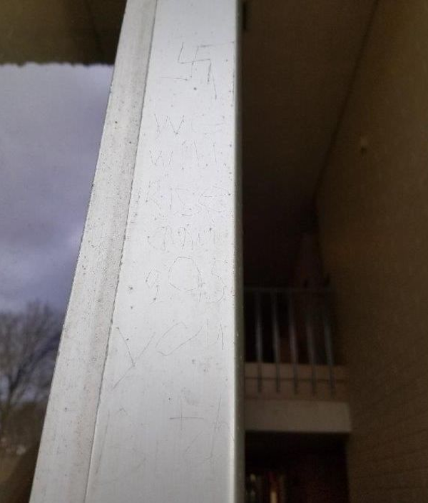 Swastika Carved Into Door of Lorain Synagogue | Cleveland | Cleveland Scene