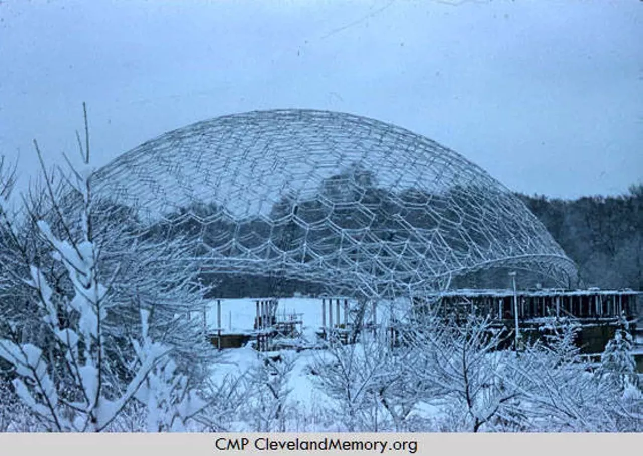 Vintage Photos: The ASM Geodesic Dome in Geauga County | Cleveland ...